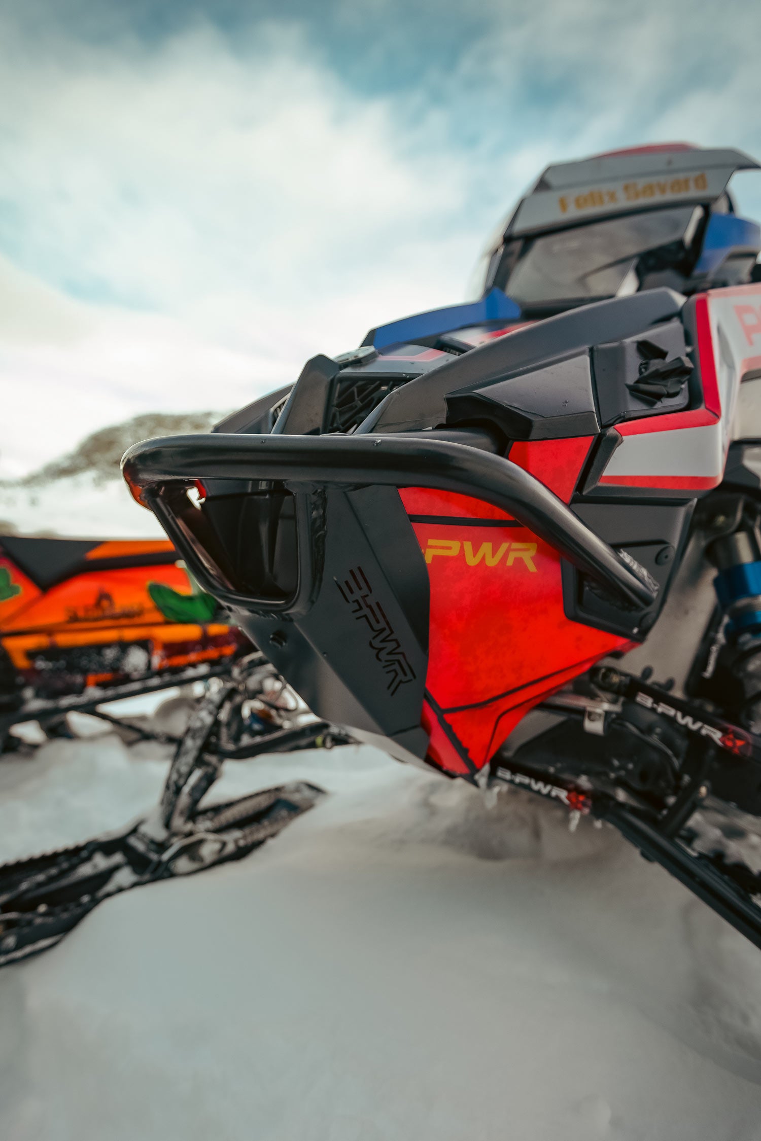 Snowmobile front bumpers - B-PWR front bumper | B-PWR